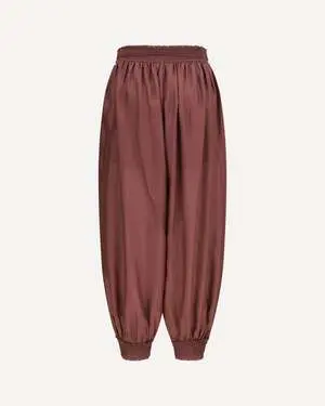 Zimmermann Aster Harem Pants - Bordeaux