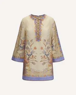 Zimmermann Indra Floral Tunic Dress
