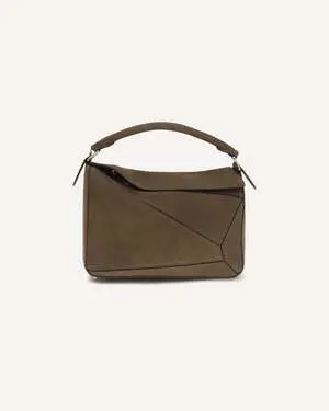 Loewe Featherlight Puzzle Small Bag - Brown