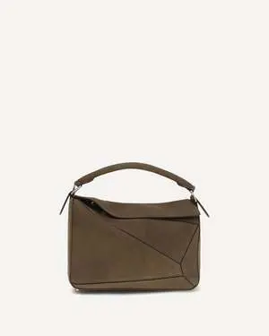Loewe LOEWE Featherlight Puzzle Small Bag Brown