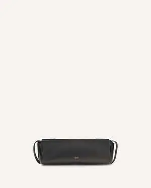 Khaite Evening Leather Clutch - Black