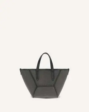 Brunello Cucinelli Bc Duo Mini Handbag - Black