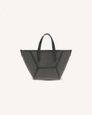 Brunello Cucinelli Bc Duo Mini Handbag - Black