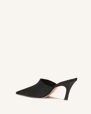 Amina Muaddi Jamie Mules - Black