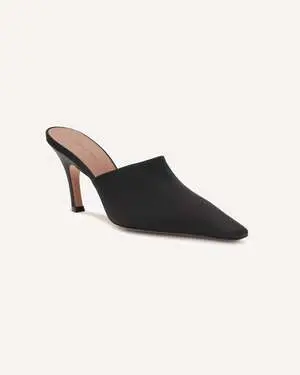 Amina Muaddi Jamie Mules - Black
