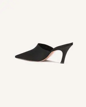 Amina Muaddi Jamie Mules - Black
