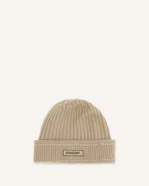 Burberry Wool Beanie - Beige