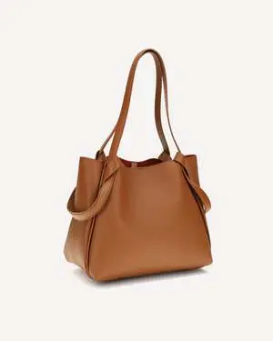 CHRISTIAN LOUBOUTIN Small Bettina Tote Bag - Brown