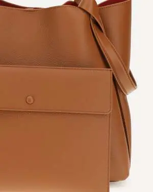 CHRISTIAN LOUBOUTIN Small Bettina Tote Bag - Brown