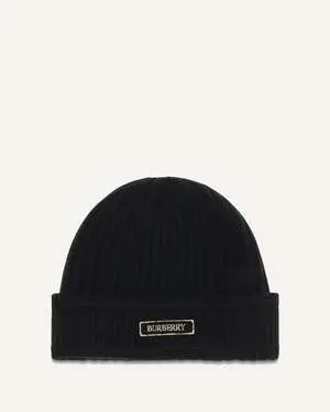 Burberry Wool Beanie - Black
