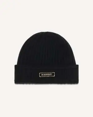 Burberry Ribbed Knit Wool Beanie