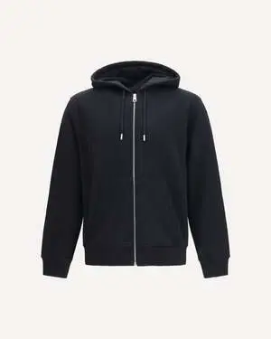 Givenchy Photographic Negative Print Fleece Zip Hoodie