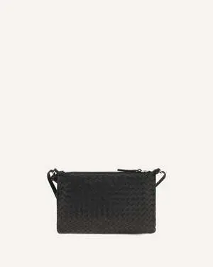 Bottega Veneta Intrecciato Shoulder Bag - Black
