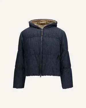Brunello Cucinelli Padded Hooded Jacket