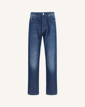 Brunello Cucinelli Lightweight Denim Pants - Blue