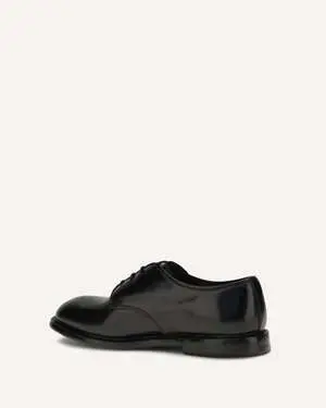 Premiata Lace-up Derby Shoes In Horse Leather