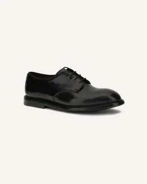 Premiata Lace-up Derby Shoes In Horse Leather