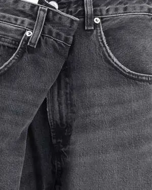 AGOLDE Vana Wide Leg Jeans - Grey