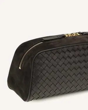 Bottega Veneta Large Nodo Pouch - Brown