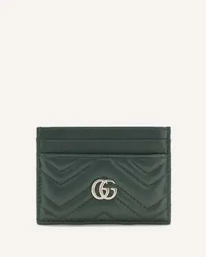 Gucci Gg Marmont Cardholder - Green