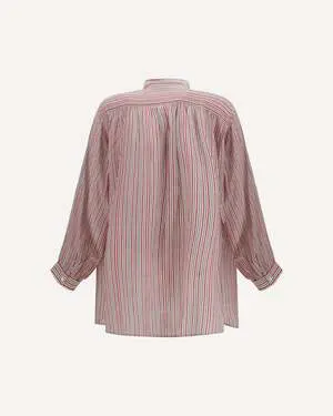 MARANT ETOILE Marant Étoile Sapha Striped Cotton Voile Shirt