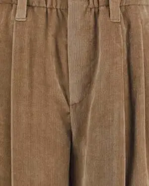Brunello Cucinelli Elasticated Viscose And Cashmere Pants