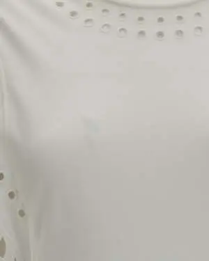 MARANT ETOILE Marant Étoile Orlane Broderie Anglaise Mini Dress - White