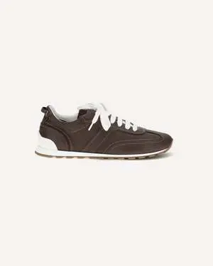 Brunello Cucinelli Leather Lace-up Sneakers