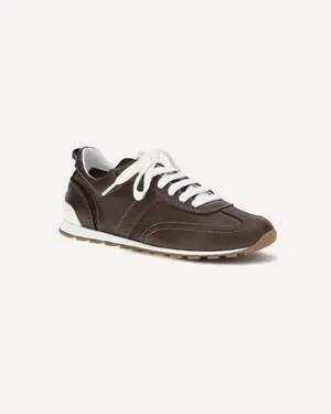 Brunello Cucinelli Leather Lace-up Sneakers