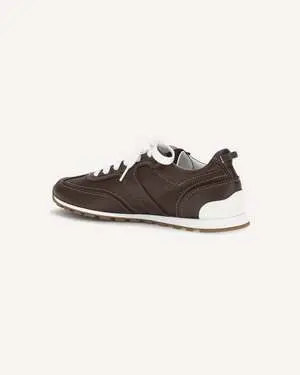 Brunello Cucinelli Leather Lace-up Sneakers