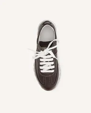 Brunello Cucinelli Leather Lace-up Sneakers