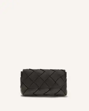 Bottega Veneta Intrecciato Leather Fanny Pack - Brown