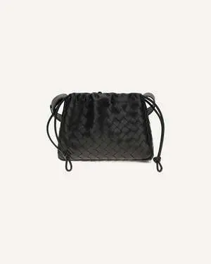 Bottega Veneta Intrecciato Woven Calfskin Pouch