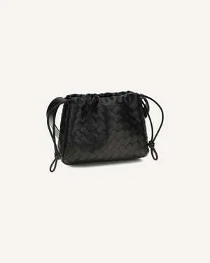 Bottega Veneta Intrecciato Woven Calfskin Pouch