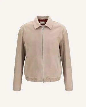 Brunello Cucinelli Elasticated Hem Jacket - Beige