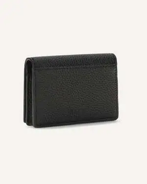 GANNI Bou Card Holder With Flap Grained