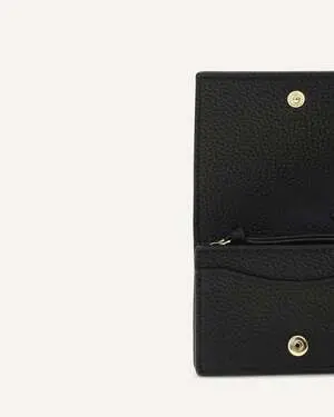 GANNI Bou Card Holder With Flap Grained
