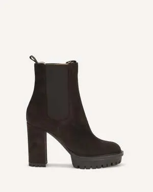 GIANVITO ROSSI Barry Suede Ankle Boots - Brown