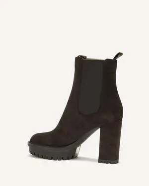 GIANVITO ROSSI Barry Suede Ankle Boots - Brown