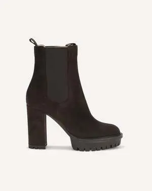GIANVITO ROSSI Barry Suede Ankle Boots - Brown
