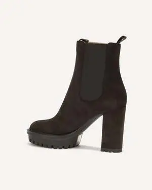 GIANVITO ROSSI Barry Suede Ankle Boots - Brown