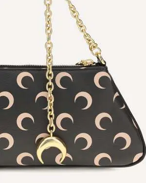 MARINE SERRE Crescent Moon Motif Shoulder Bag
