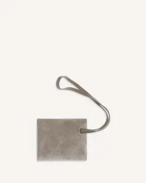Brunello Cucinelli Suede Bag Charm - Grey