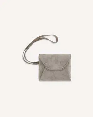 Brunello Cucinelli Suede Bag Charm - Grey