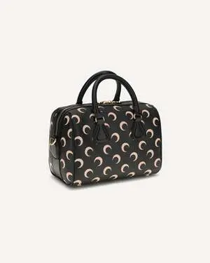 MARINE SERRE Moon Canvas Strike Handbag