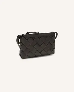 Bottega Veneta Diago Woven Leather Shoulder Bag - Brown