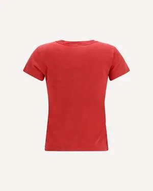 GANNI Have A Nice Day! Please Recycle" Cherry Graphic T-shirt