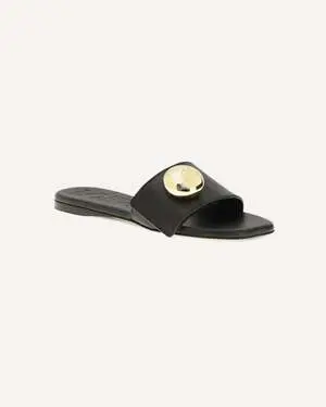 Loewe Pebble Slide Sandals - Black