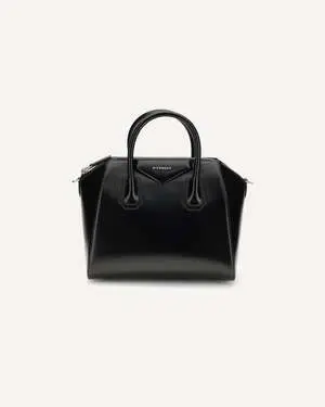 Givenchy Antigona Small Leather Box Handbag - Black