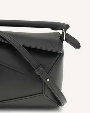 Loewe Puzzle Edge Mini Handbag - Black